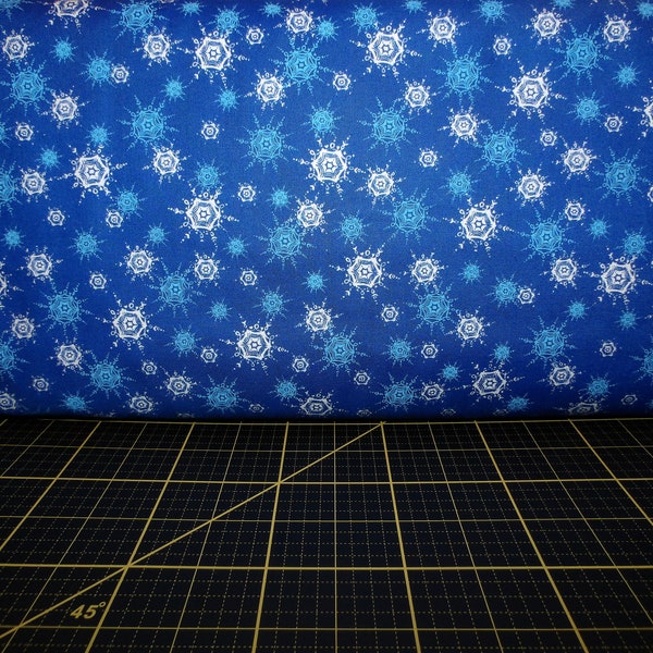 Snowflake Fabric - Etsy