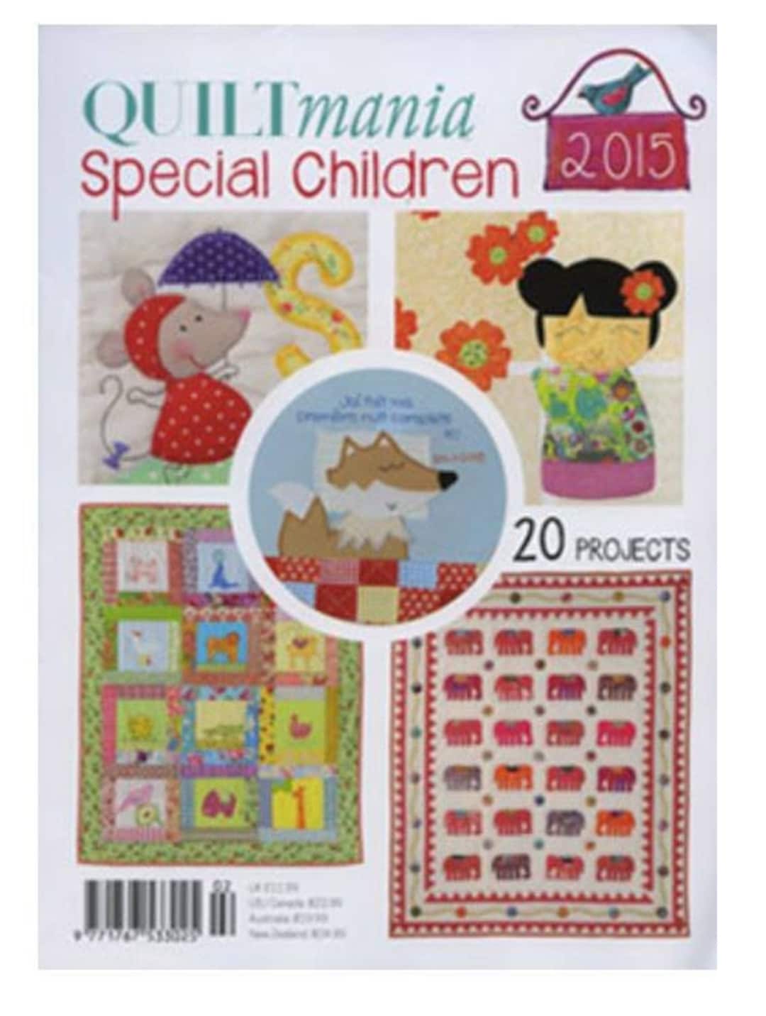 Quilt Mania Special Children 2015 Book - 20 Quilt Patterns - Etsy España