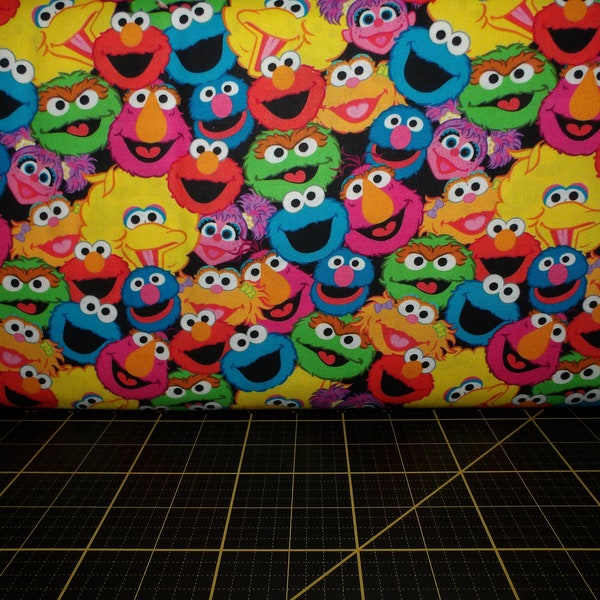 Sesame Street Fabric - Etsy