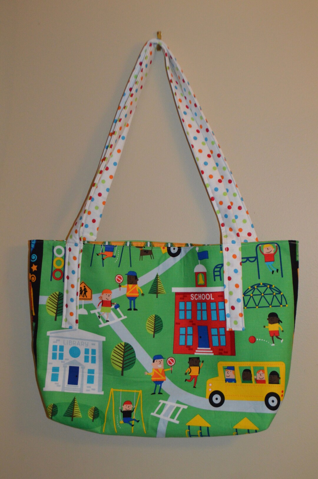 School Campus Teacher Tote Bag Kit - Perfect for Sewing a Teacher's ...