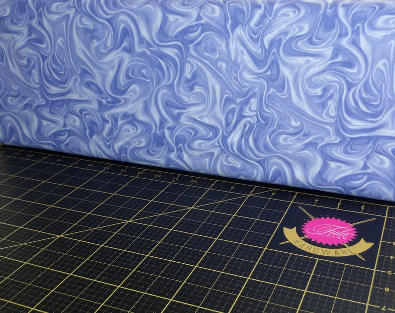 Kanvas. Marbleized Periwinkle - Twirling Marble Motif 100% Cotton - Etsy