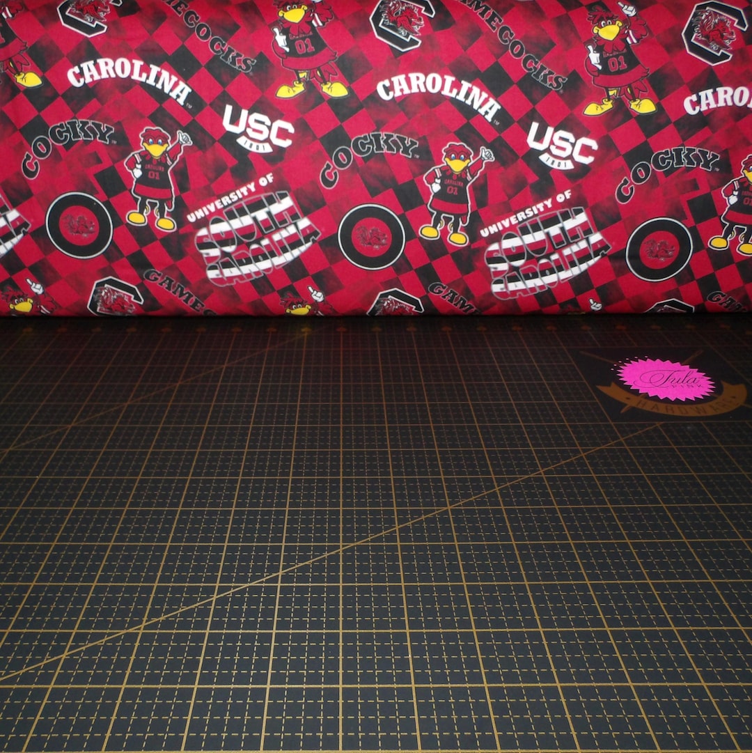 Sykel Enterprises. NCAA University of South Carolina Check Allover - Etsy
