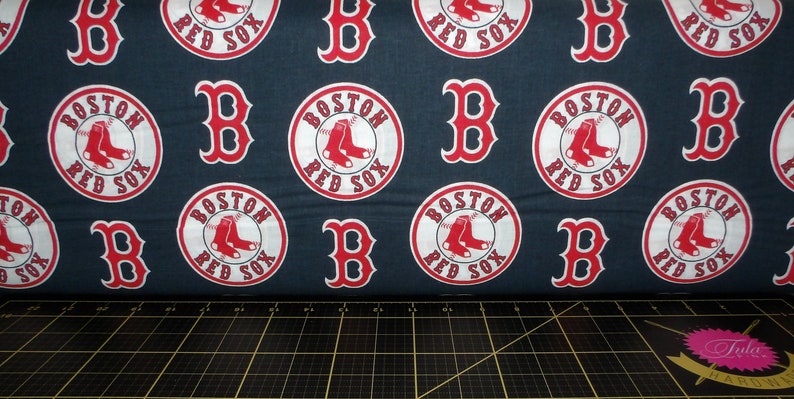 Fabric Traditions. MLB Boston Red Sox Navy 58/60 Wide - Etsy