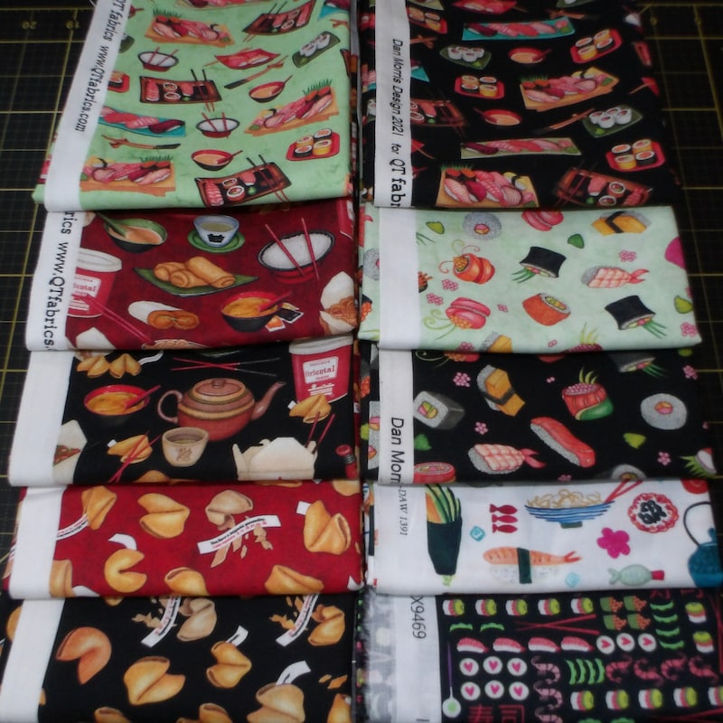 Food Fabric - Etsy