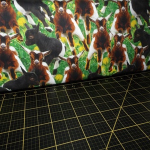 David Textiles. Kids Playing Allover DIGITALLY PRINTED - Baby Goats ...