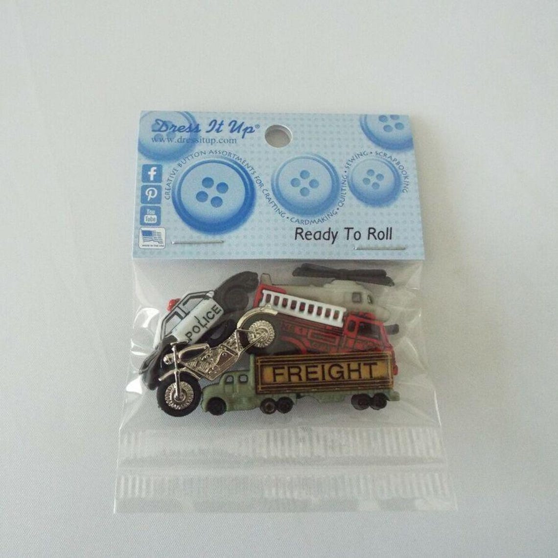 Ready to Roll Button Package - You Receive One of Each in the Picture ...