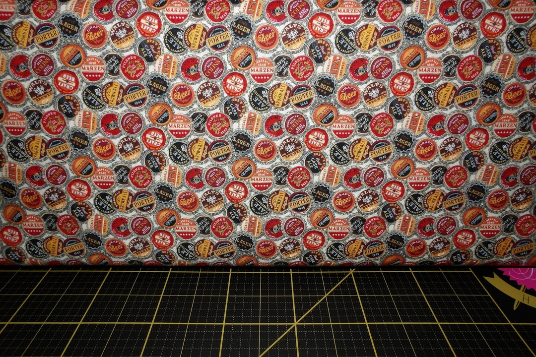 Northcott. the Cave. Bottle Caps Cream - Etsy