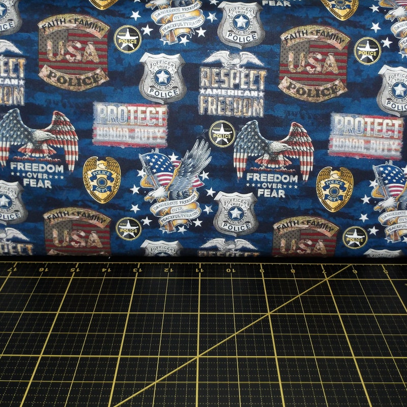 Police Officer Quilt - Etsy