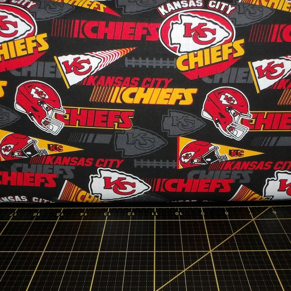 Kc Chiefs Fabric - Etsy