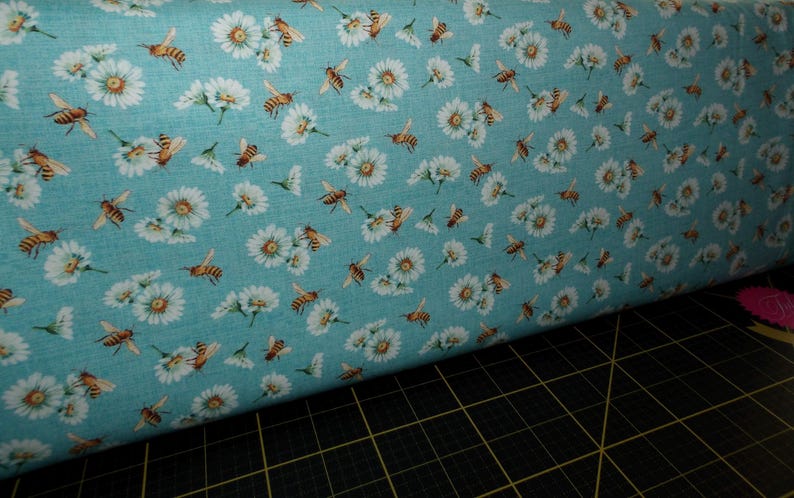 Michael Miller. Bee Culture. Busy Bees Blue DIGITALLY PRINTED - Etsy