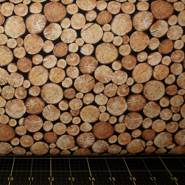 Wood Log Fabric - Etsy