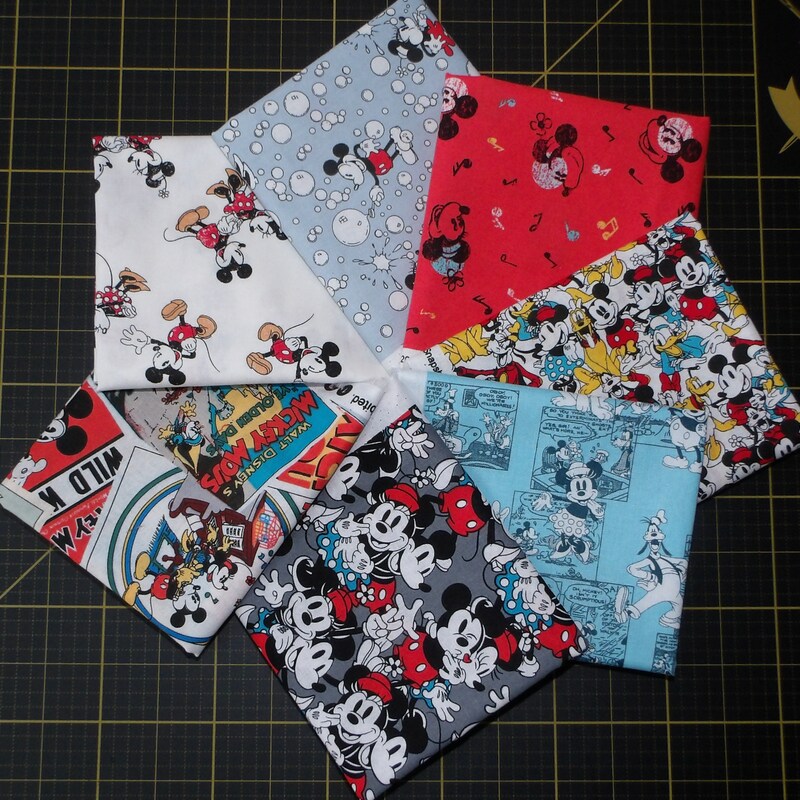 Mickey Mouse Fabric - Etsy