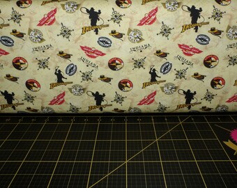 Camelot Fabrics Indiana Jones Globe Trotter 74740104 Fabric by the Yard ...