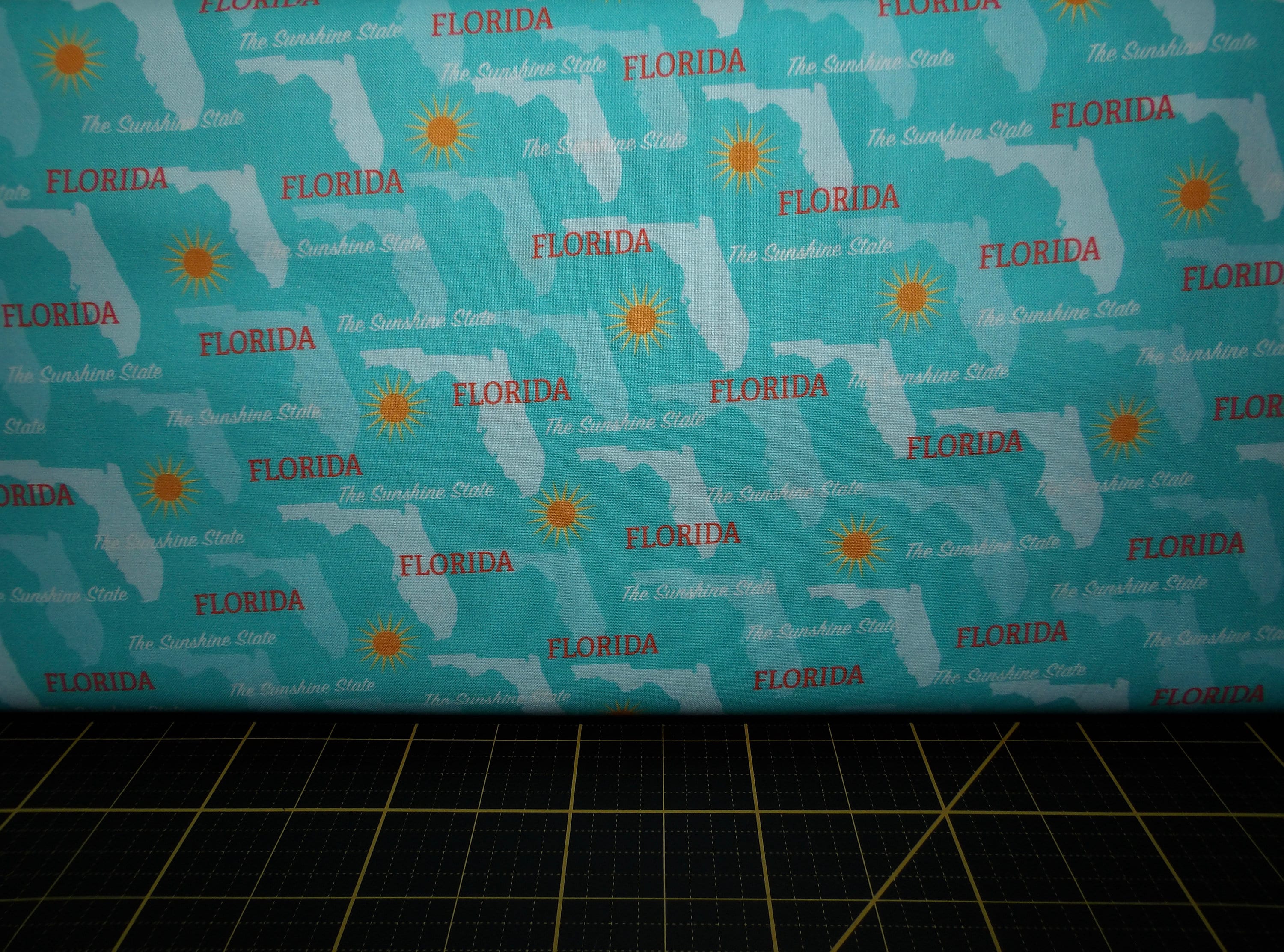 FINAL 34 Inches - Windham Fabrics. State Pride. Florida DIGITALLY ...