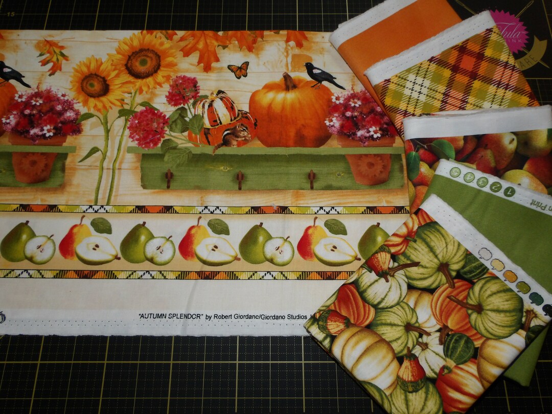 Autumn Splendor Fat Quarter Bundle 6 Piece Fall Pumpkins - Etsy