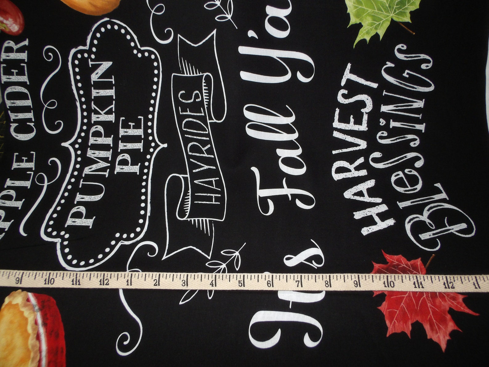 Timeless Treasures. Happy Harvest. Fall Specials Panel 2/3 Yd - Etsy