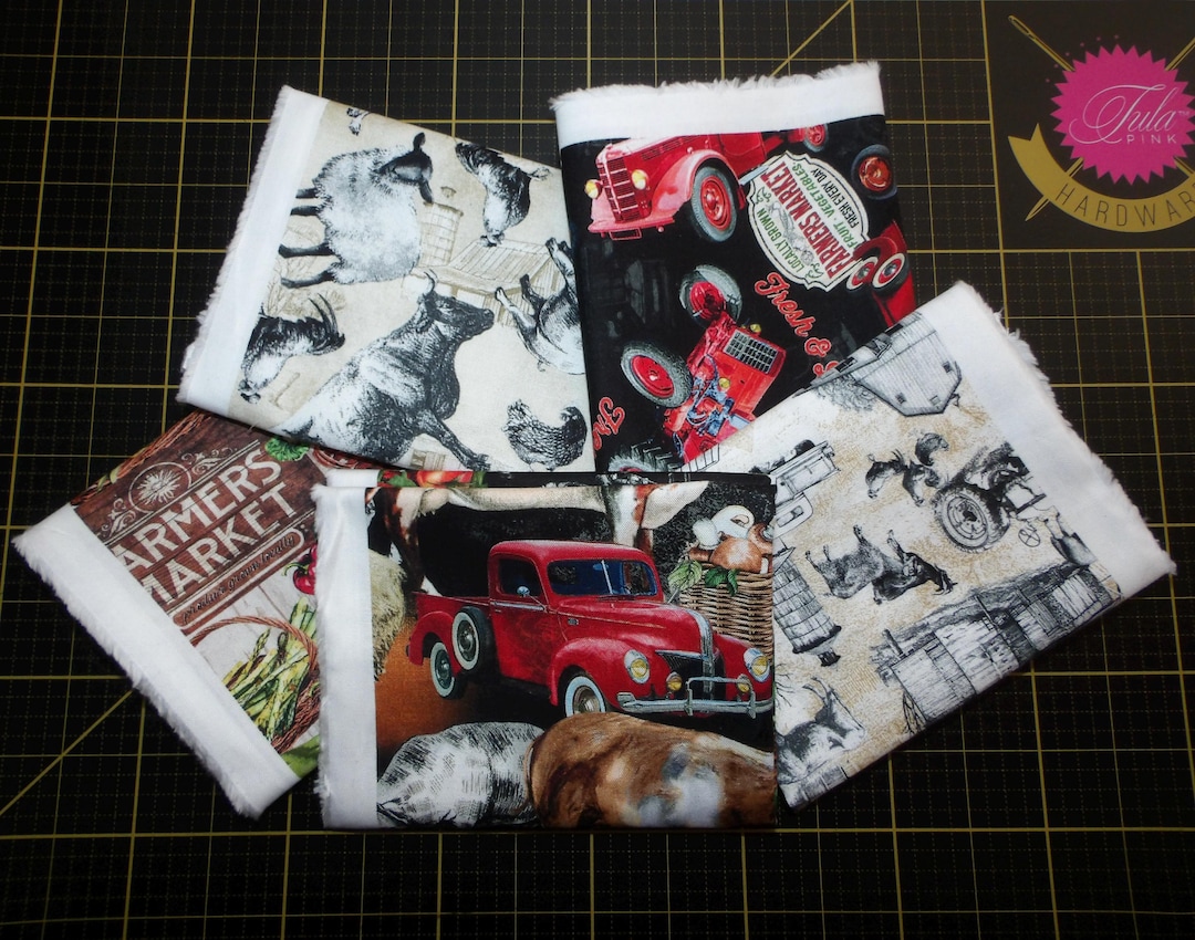 Fresh & Local Fat Quarter Bundle - 5 Piece Michael Miller Farm to Table ...