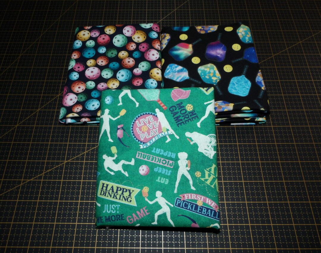 Pickleball 3 Yard Quilt Kit - 3 Piece Pickleball Themed Sports Quilt ...