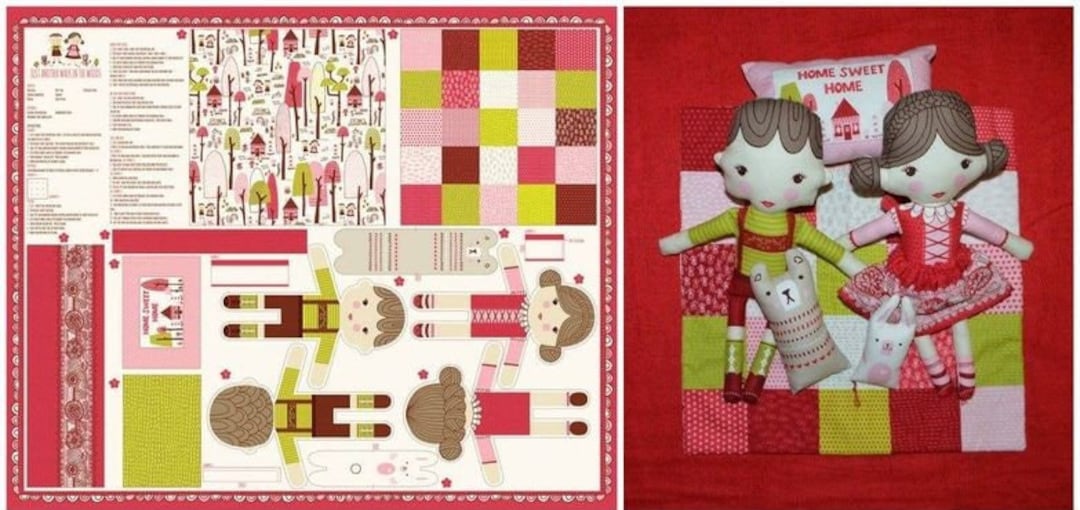 Moda Fabrics. Just Another Walk Panel Full Yard - Hansel and Gretel ...