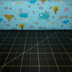Cosmo. Mother Duck Blue - Japanese Children's Fabric - Etsy
