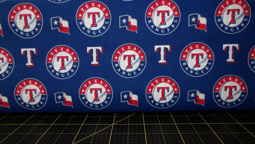 Fabric Traditions. Texas Rangers - MLB Cotton Fabric - 56/58 Inches ...