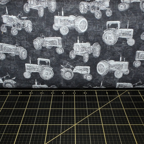 Tractor Fabric - Etsy