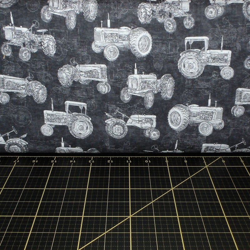 Tractor Fabric - Etsy