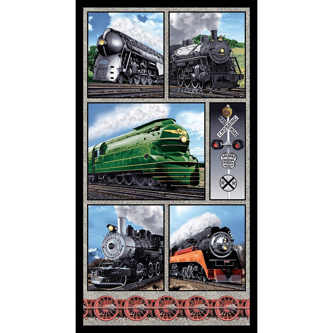 Blank Quilting. on the Right Track. Train Panel 2/3 Yd - Etsy