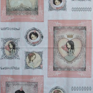 QT Fabrics. All for Love Light Rose Panel 2/3 Yd - Mirabelle Quilt ...