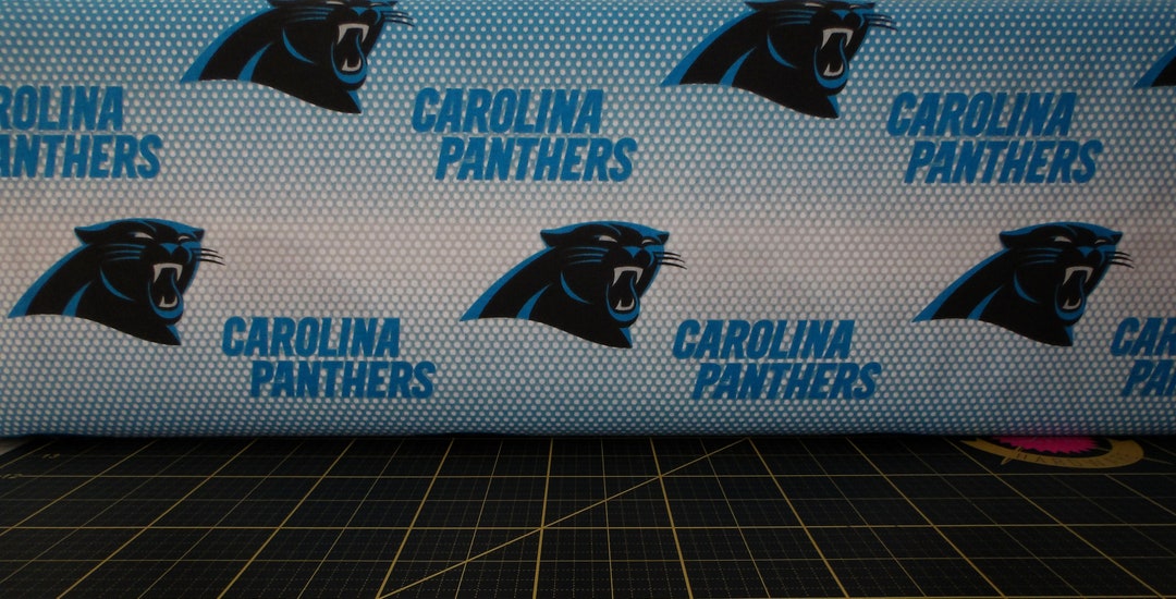 Fabric Traditions. NFL Carolina Panthers Blue/white 56/58 Inches Wide ...