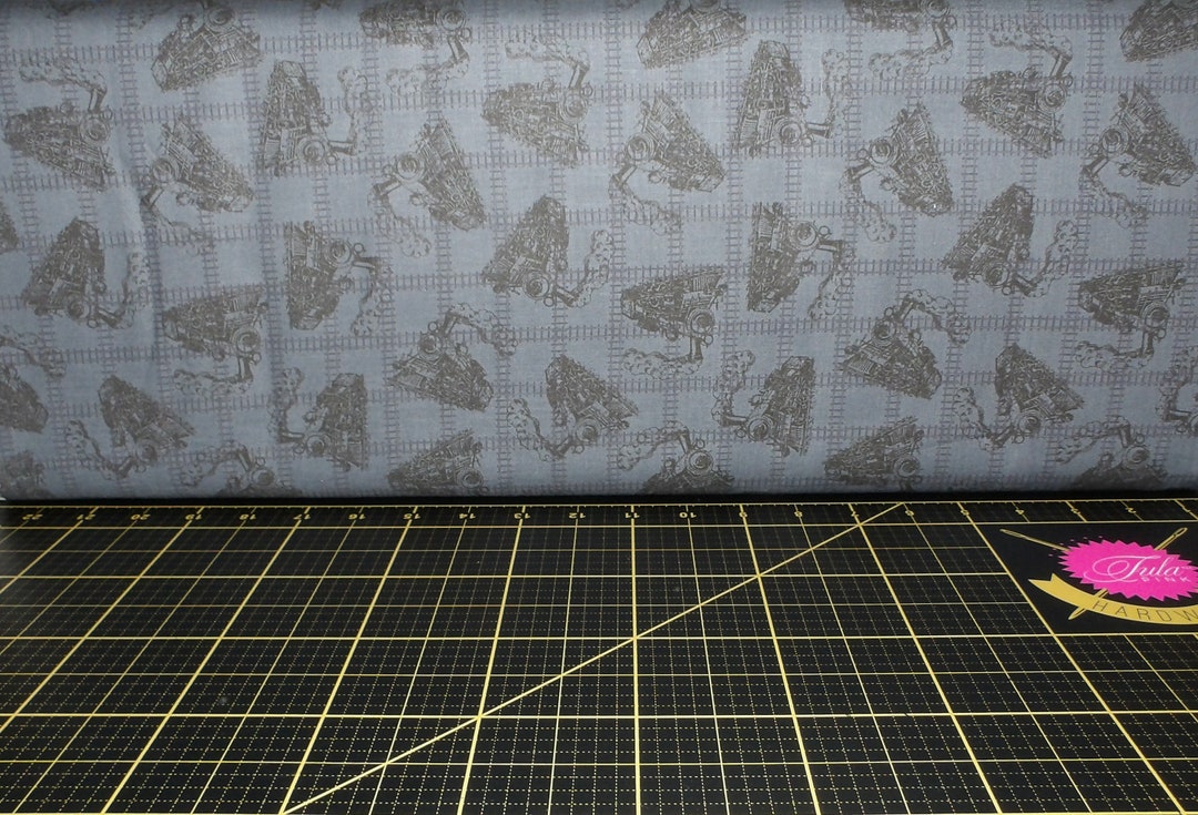 Blank Quilting. on the Right Track. Tonal Trains Charcoal - Realistic ...