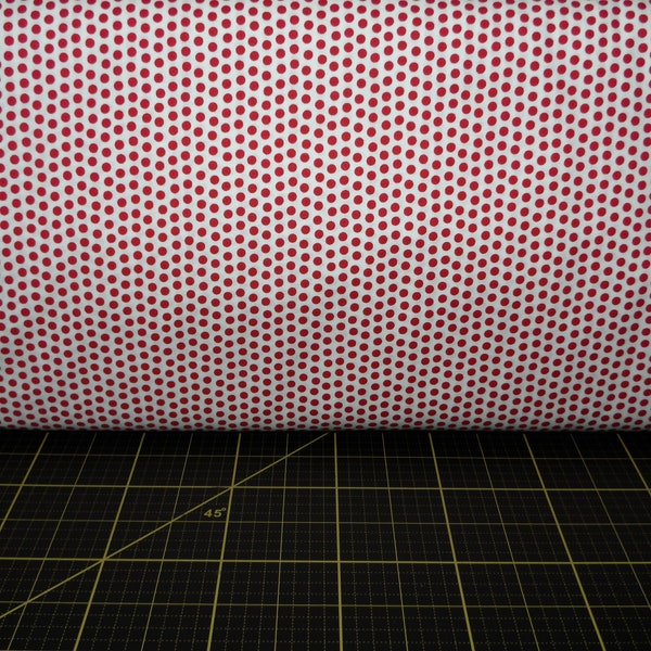Red Dot Fabric - Etsy