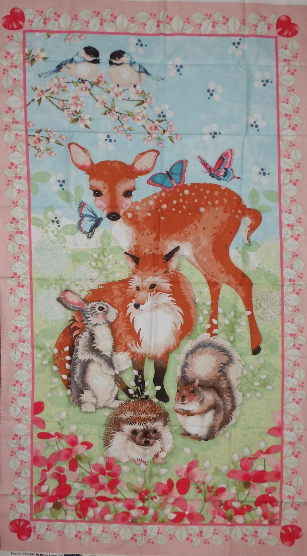 Studio E. Forest Friends. Quilting Panel 2/3 Yd - Nursery Woodland ...