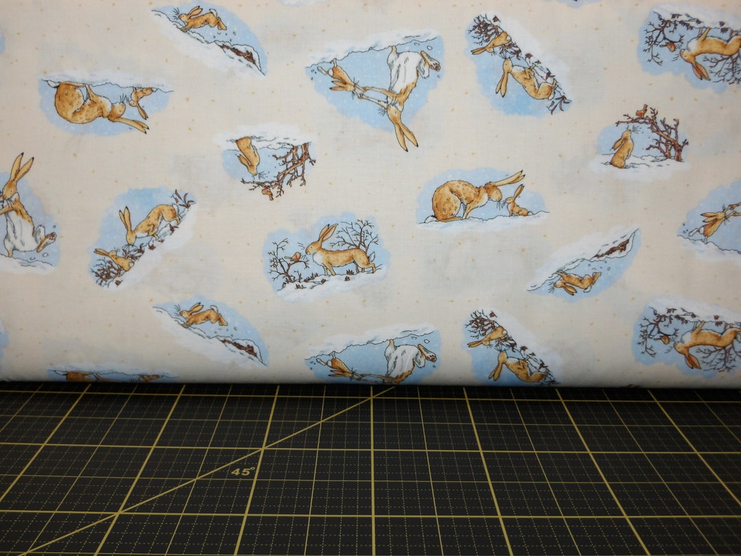 Clothworks. GHMILY 2020. Bunny Scenes Butter - Guess How Much I Love ...