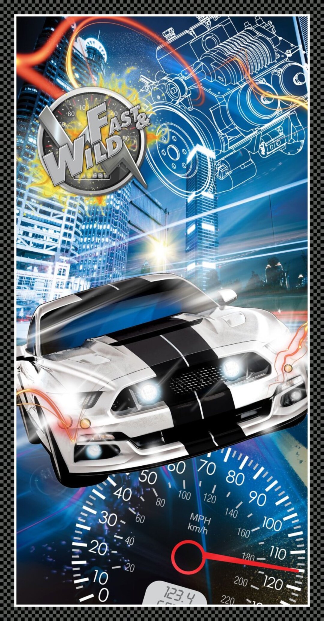 Studio E. Fast and Wild. Car Panel 2/3 Yd Black - Etsy