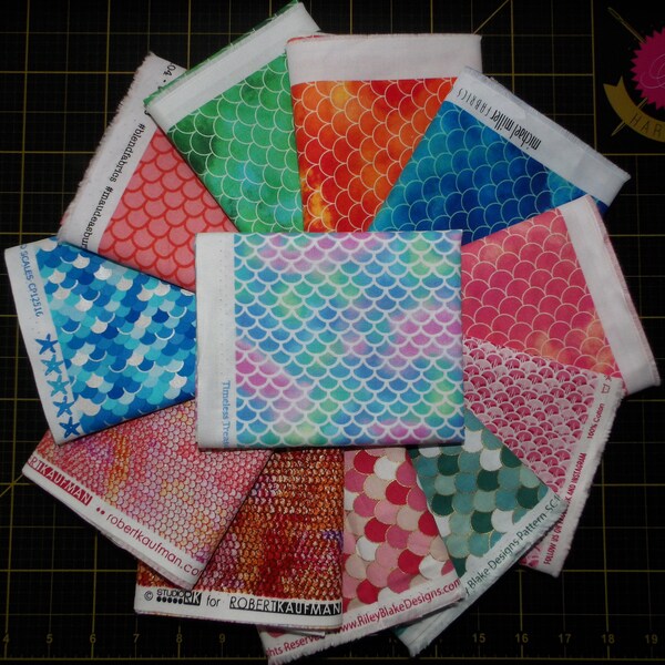 Fish Scale Fabric - Etsy