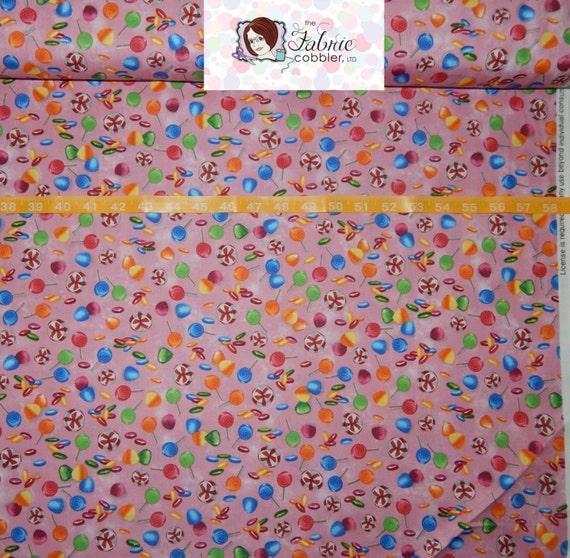 QT Fabrics. Candyland. Candy Pink Game Original Artwork by | Etsy