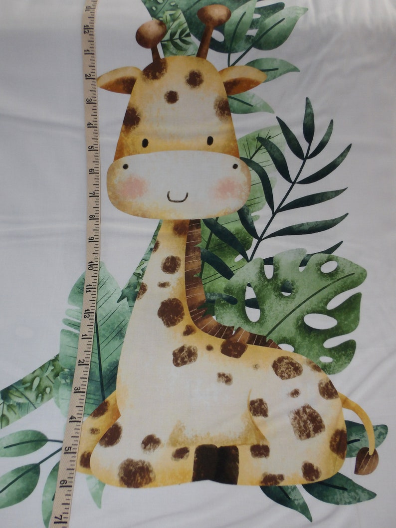 Northcott. Wee Safari. Milestone Panel 43x60 Inches DIGITALLY PRINTED ...