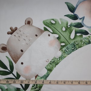 Northcott. Wee Safari. Milestone Panel 43x60 Inches DIGITALLY PRINTED ...