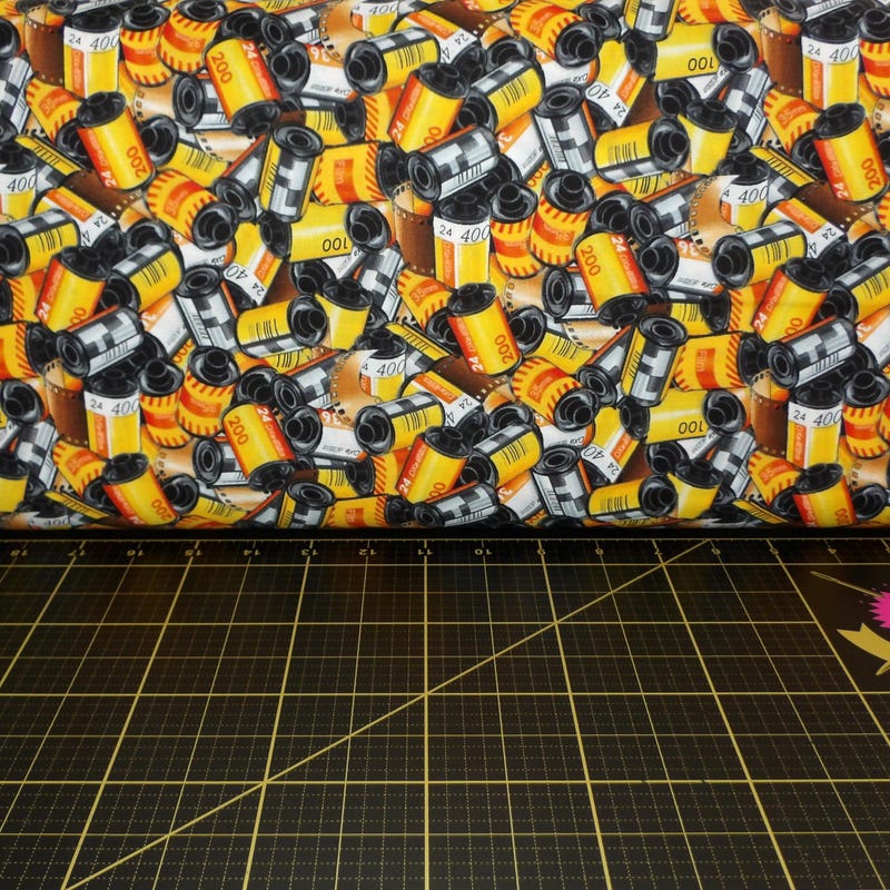 Camera Fabric - Etsy