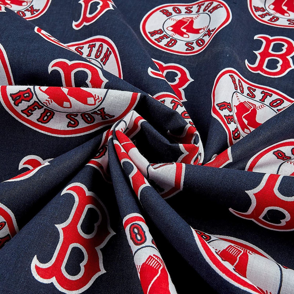 Fabric Traditions. MLB Boston Red Sox Navy 58/60 Wide Choose - Etsy