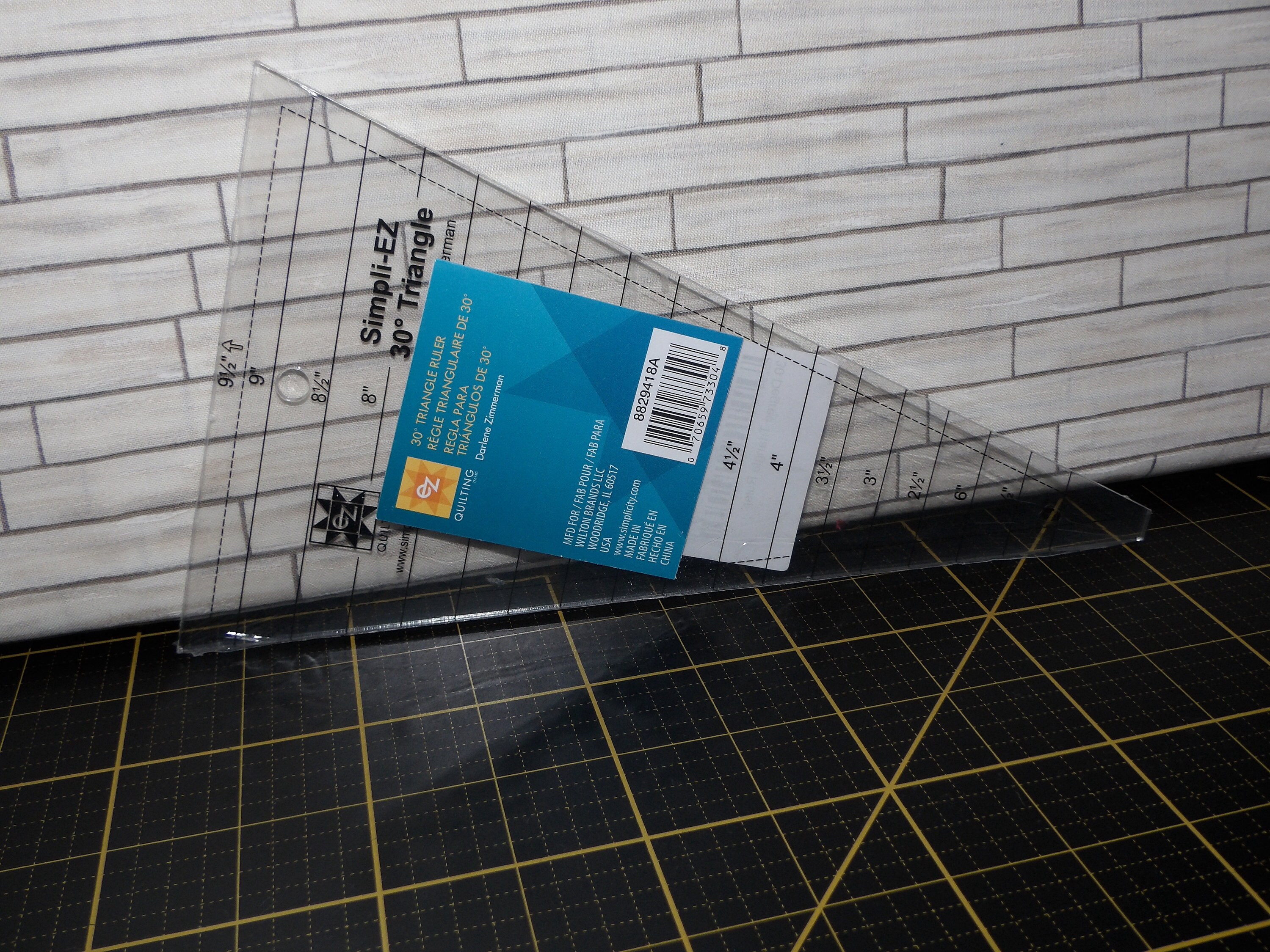 30 Degree Triangle Ruler - Perfect for One Block Wonder Strip Piecing ...