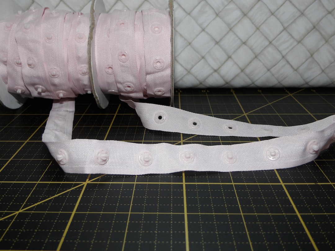 Snap Tape Baby Pink - Baby and Toddler Clothing and Bib Closure Snaps ...