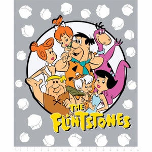 Camelot Fabrics. the Flintstones. Prehistoric Panel Full Yard - Etsy