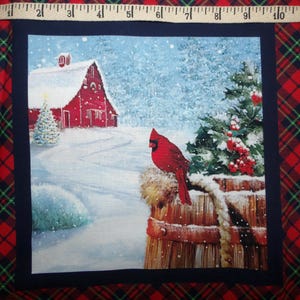 Northcott. Farmstead Friends. Horse Panel 28.5 Inch Red/multi DIGITAL ...