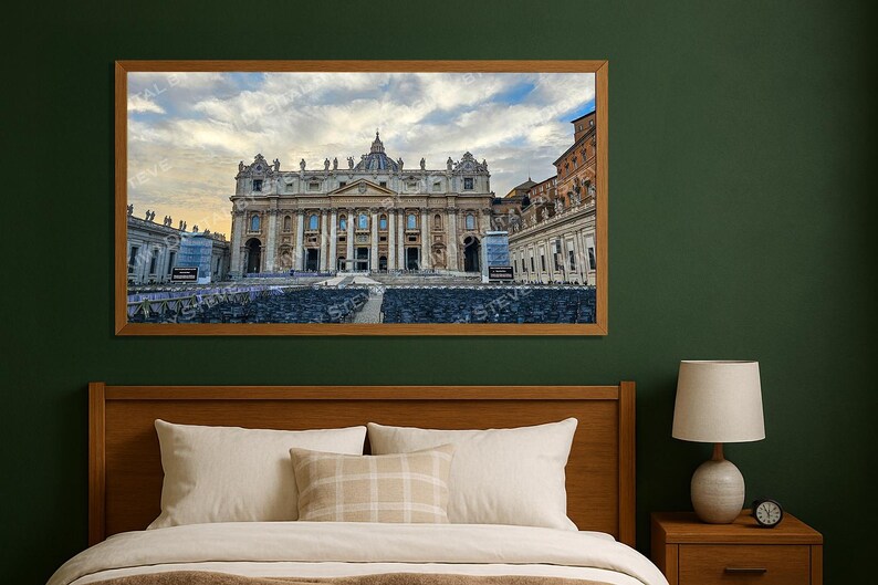 St Peters Basilica Print | Vatican Rome Architecture | Italian ...