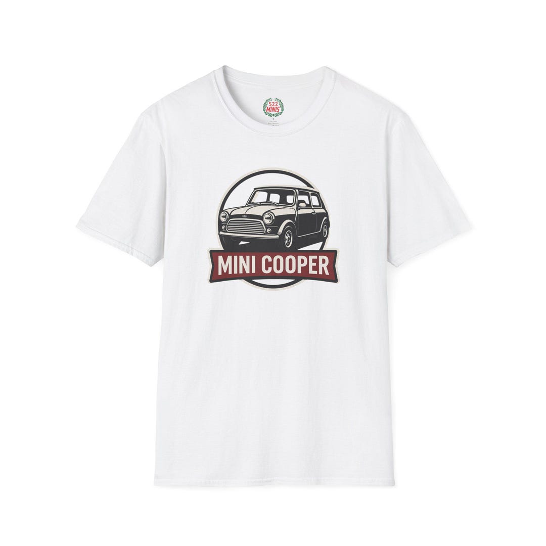 Mini Cooper Unisex Softstyle T-shirt, Car Enthusiast Apparel, Vintage ...