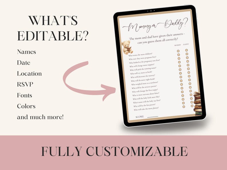 A New Chapter Begins Baby Shower Games, Storybook Theme Party Game ...