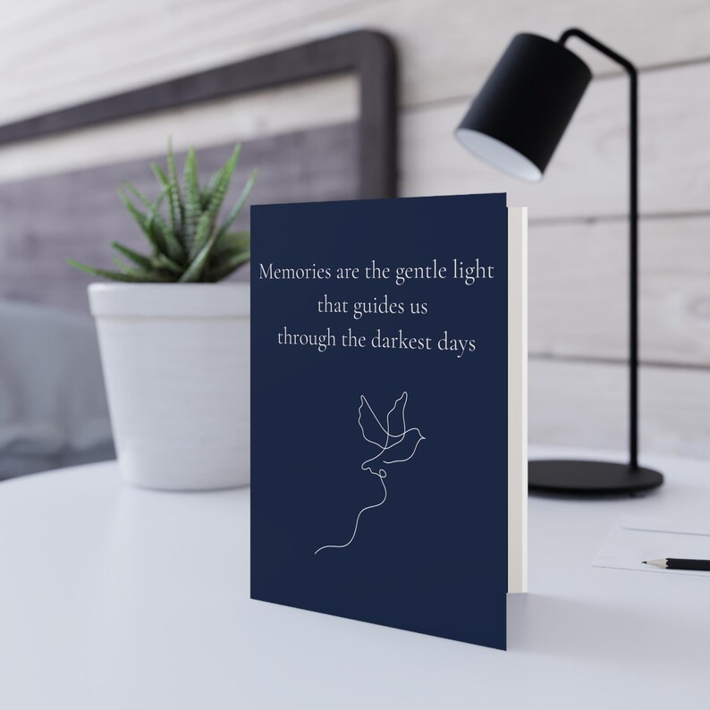 Minimalist Sympathy Card Printable, Condolence Card Digital Download ...