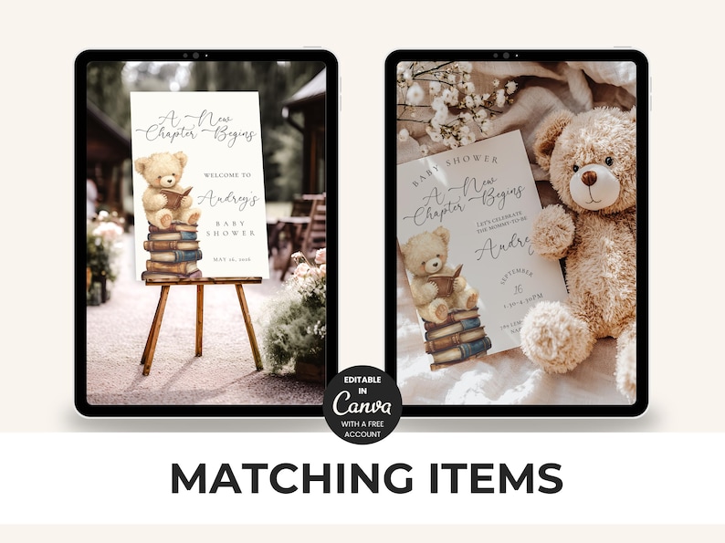 A New Chapter Begins Baby Shower Games, Storybook Theme Party Game ...